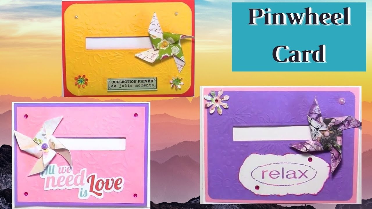 Diy Interactive Pinwheel Card - Easy Tutorial - YouTube