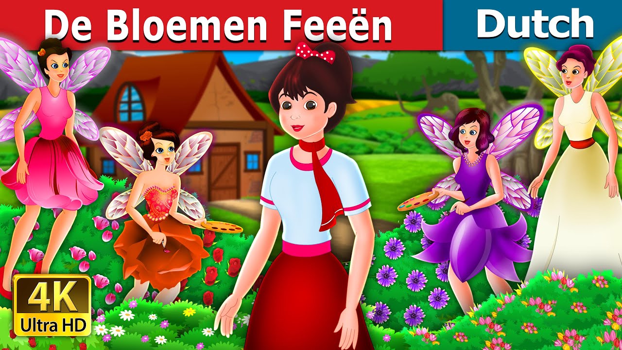 The Flower Fairies Story in Dutch | Dutch Fairy Tales - YouTube