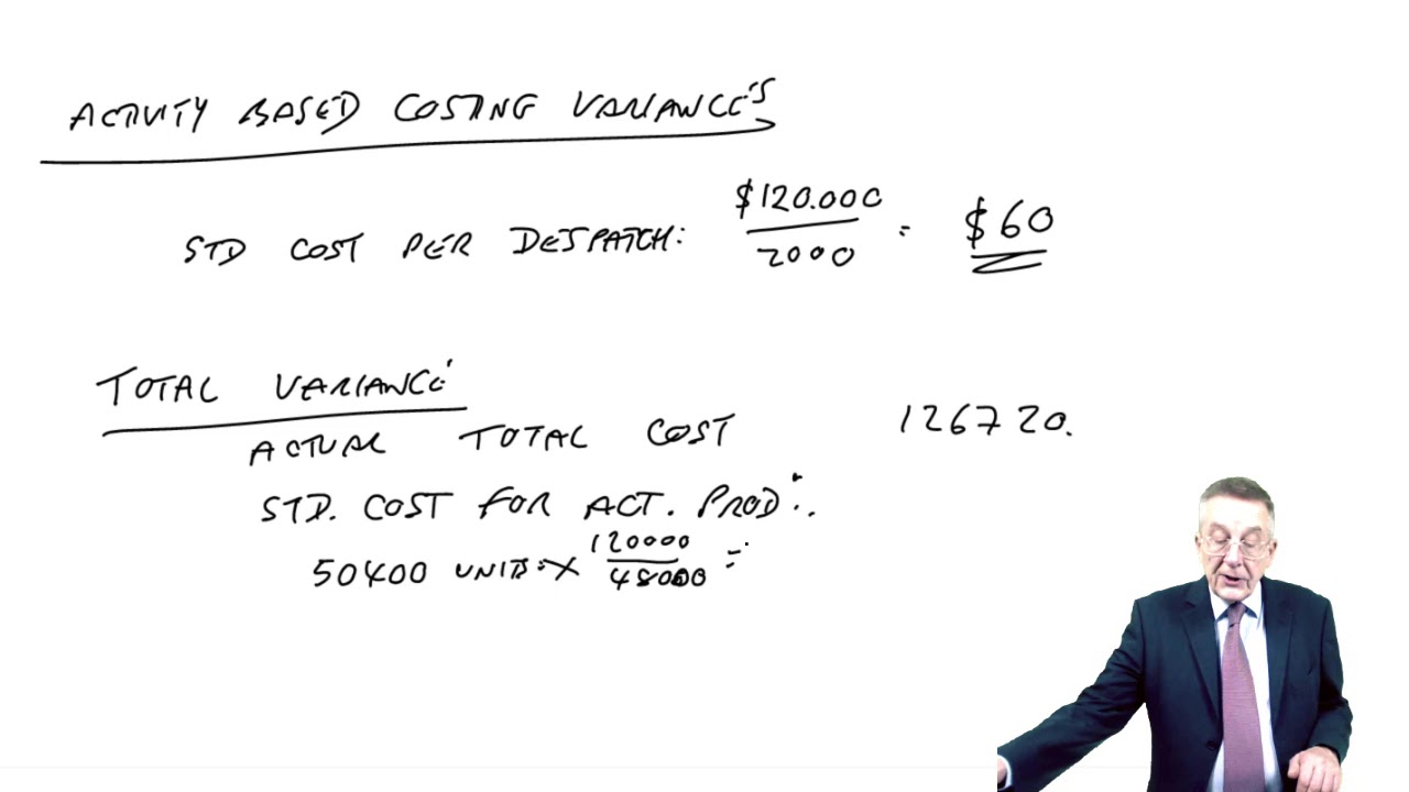 Activity Based Costing Variances - Variance analysis - ACCA Performance ...