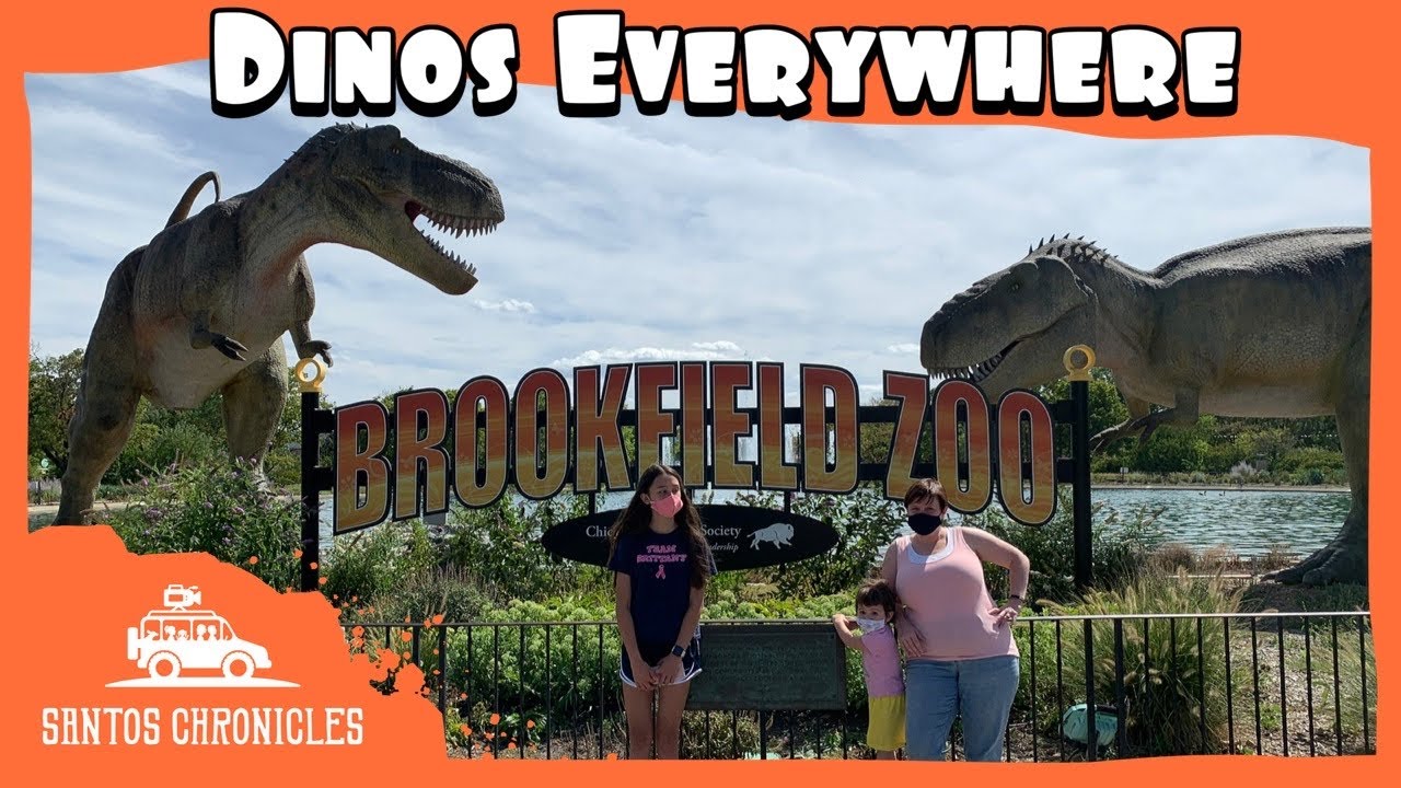 Brookfield Zoo Walking Tour | Dinosaurs - YouTube