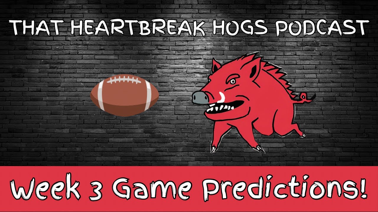 Weekly Reactions and Picks for Week 3 From Two Hog Fans - YouTube