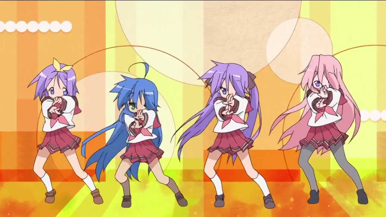 Lucky Star Opening Theme Song - YouTube