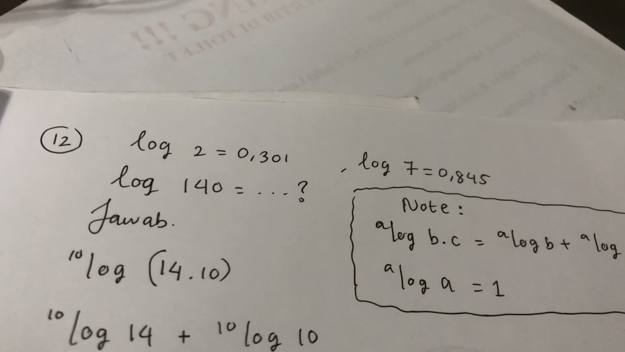Belajar Logaritma part 3 - YouTube