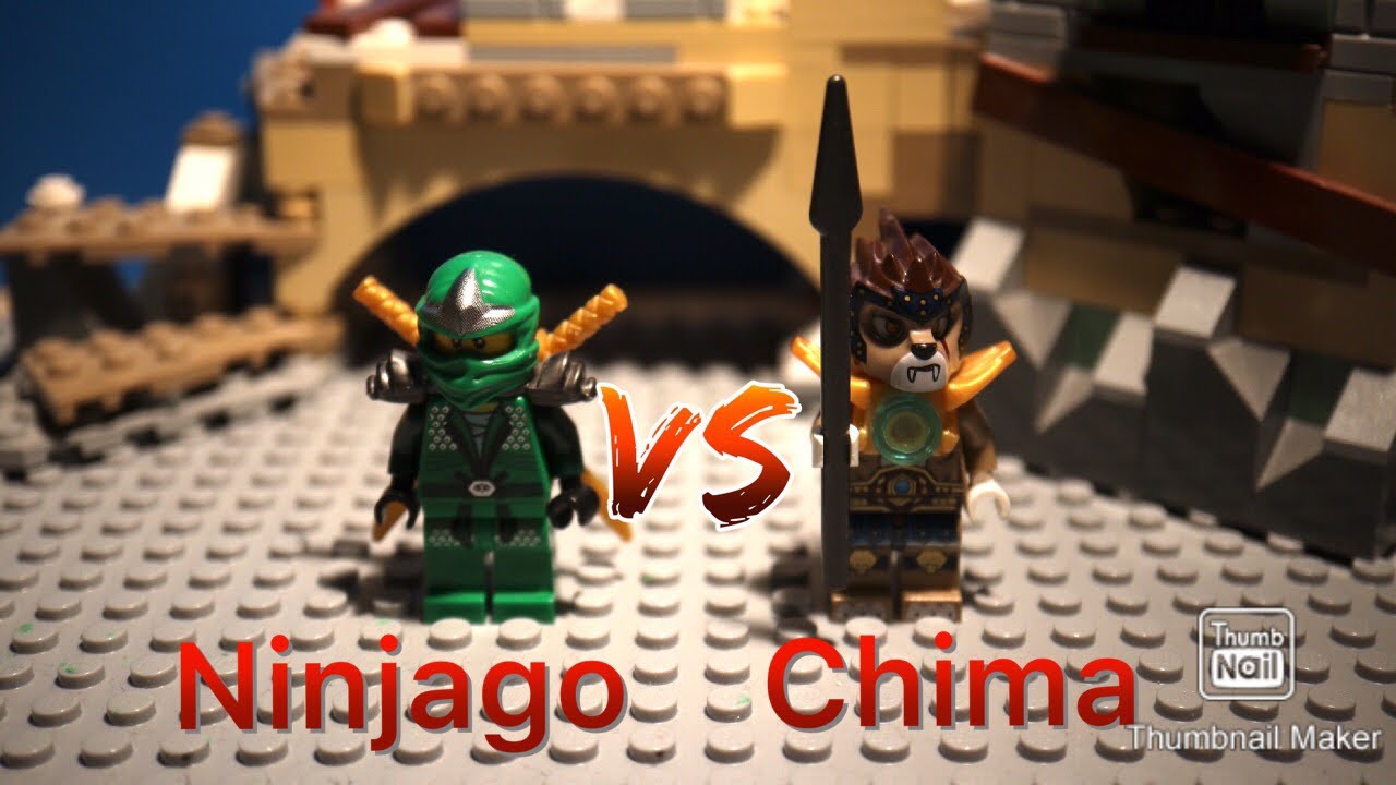 Lego Stop Motion Ninjago vs Chima fight!! - YouTube