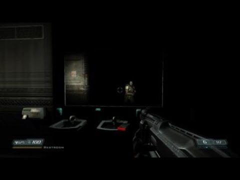 Doom 3 mirror scene - YouTube