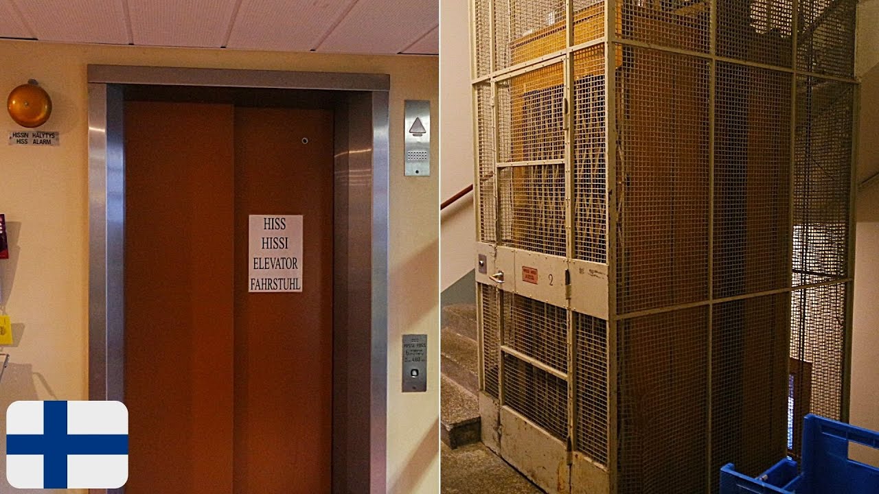 A small but FULL tour of old KONE elevators at Stadshotellet, Jakobstad ...