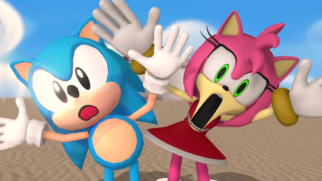 Super Mario Fights Sonic The Hedgehog And Amy Rose Funny Action Video Youtube