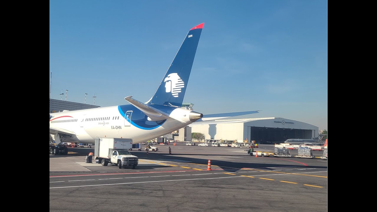 B737 MAX Take off from Inside - Mexico City (MEX) Aeroméxico - YouTube