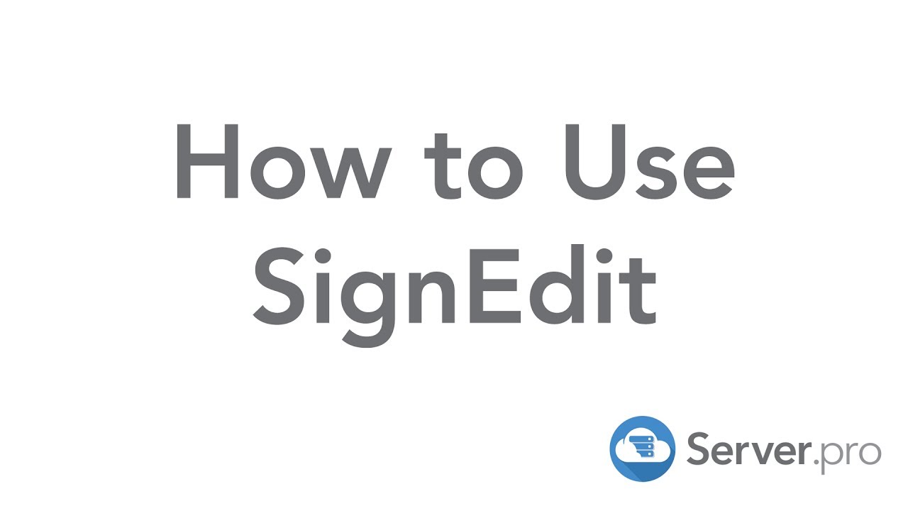 How to Use Sign Edit - Minecraft Java - YouTube