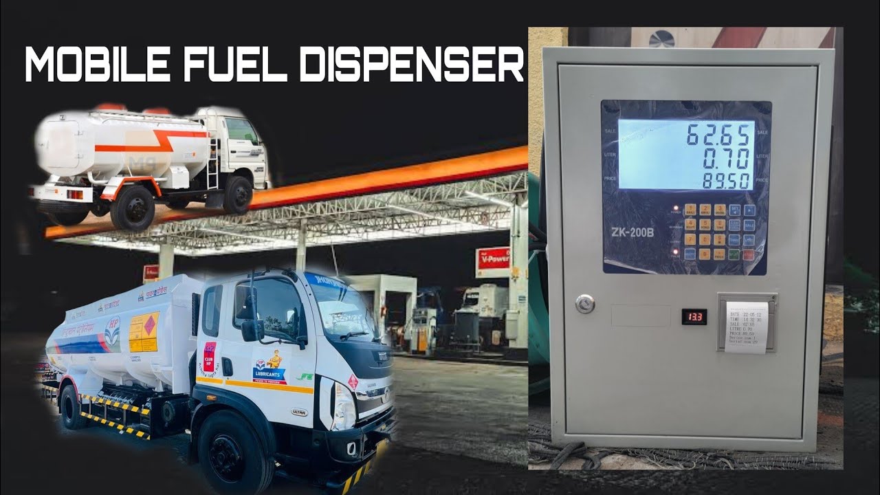 AC SUPPLY Diesel Dispenser machine 220v, 90 LPM FLOW - YouTube