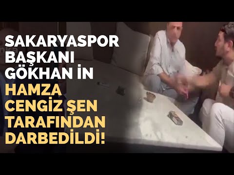 Sakaryaspor Başkanı Gökhan İn Hamza Cengiz Şen Tarafından Darbedildi!