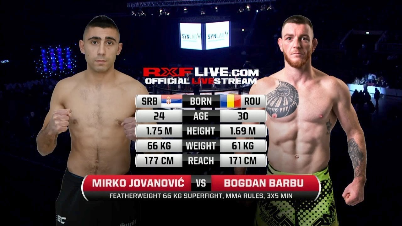 RXF37: Mirko Jovanovic vs. Bogdan Barbu - YouTube