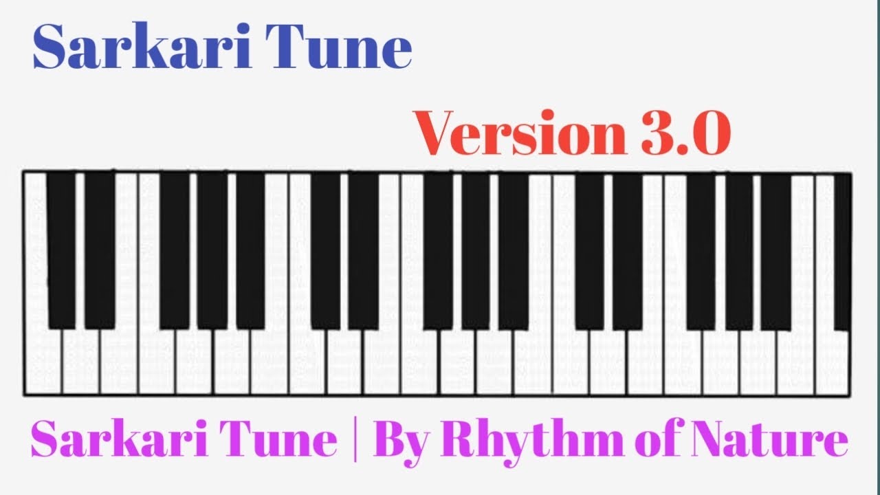 Sarkari Tune | Piano Version | - YouTube