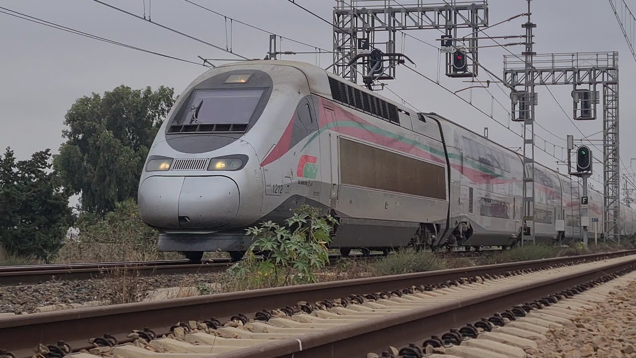 ONCF TGV Al Boraq 1212 vers Casa Voyageurs (4k 30 FPS) - YouTube