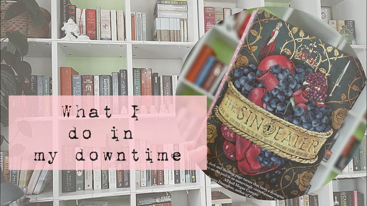 what I do in my downtime ☕sticker Haul📚currently reading - YouTube