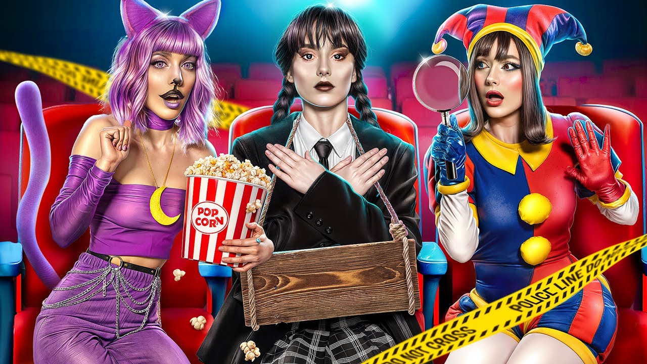 Giant Game of Clue! Who Murdered Wednesday Addams? - YouTube