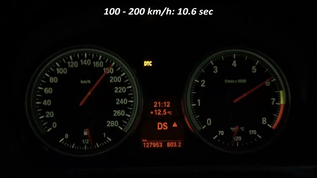 BMW E92 335i N54 MHD Stage 2 380 HP Acceleration 0 - 100 | 100 - 200 ...