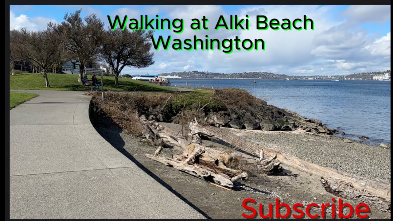 Alki Beach, Washington. Sunday afternoon walk - YouTube