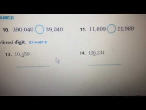 Chapter 1 Go Math Mid Chapter Check - YouTube