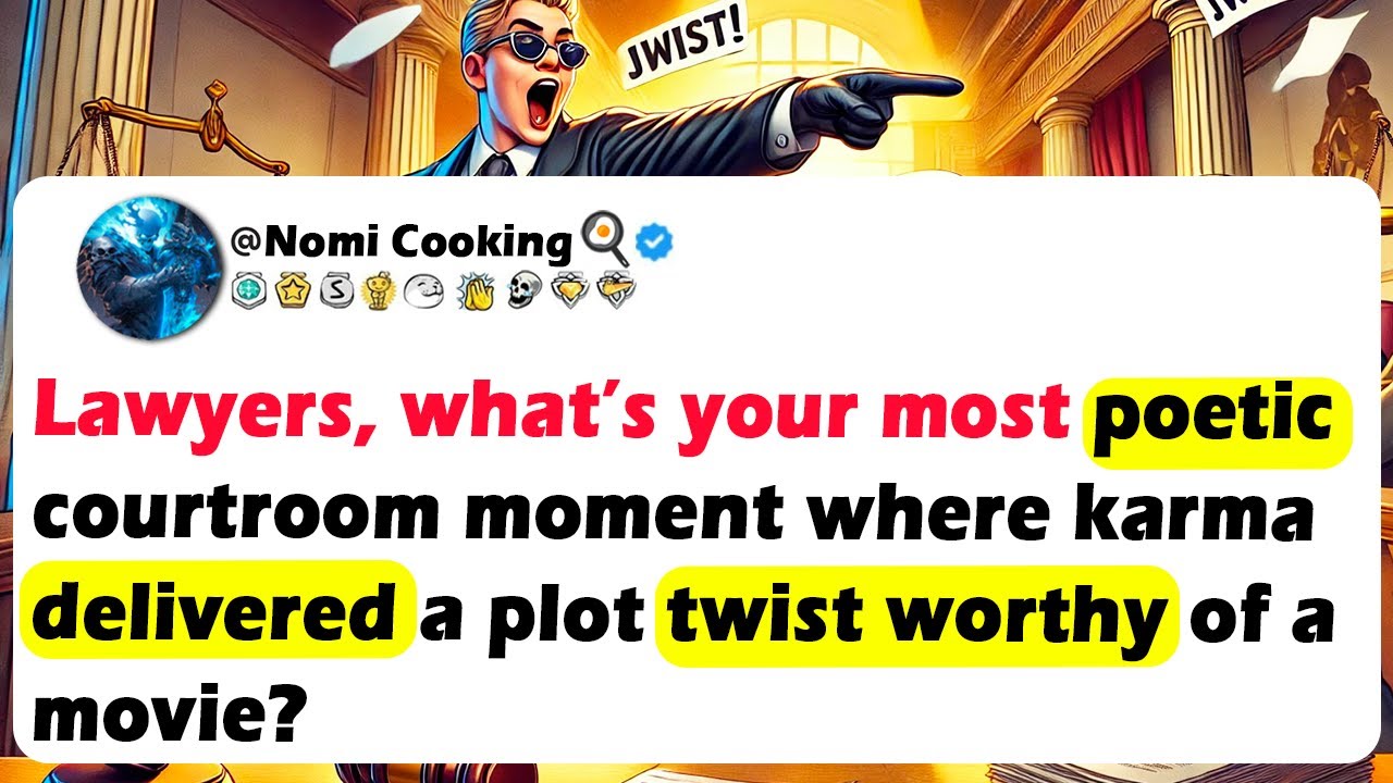 Lawyers, Your Most POETIC Courtroom Moment Where Karma DELIVERED A ...