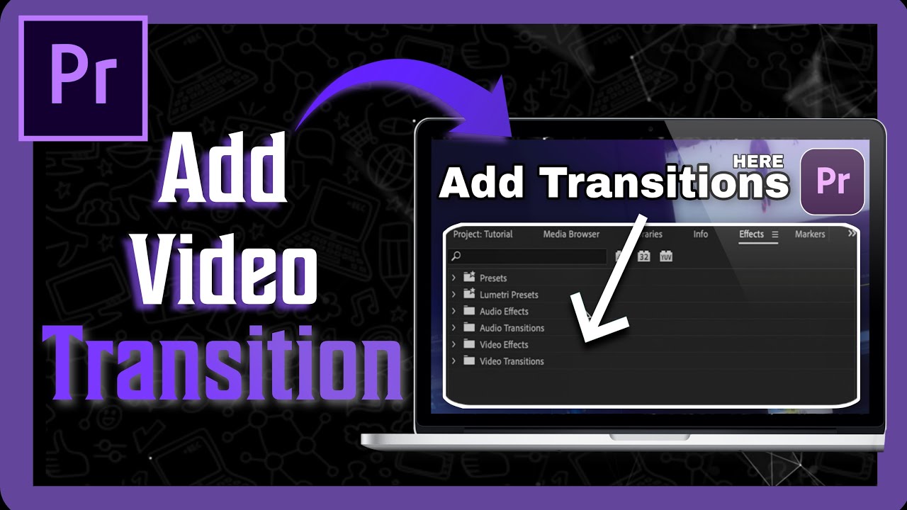 How To Add Transitions In Premiere Pro (Easely) - YouTube