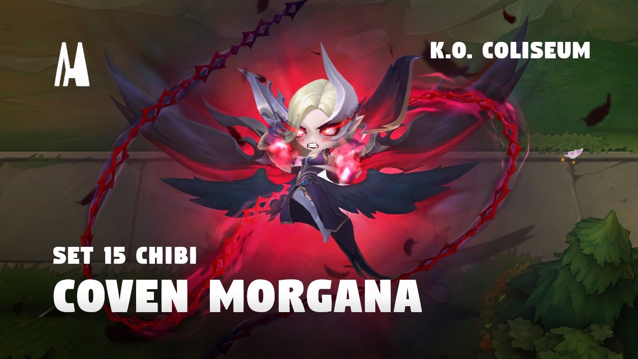 CHIBI COVEN MORGANA | FINISHER, EMOTES | TFT SET 15 - YouTube