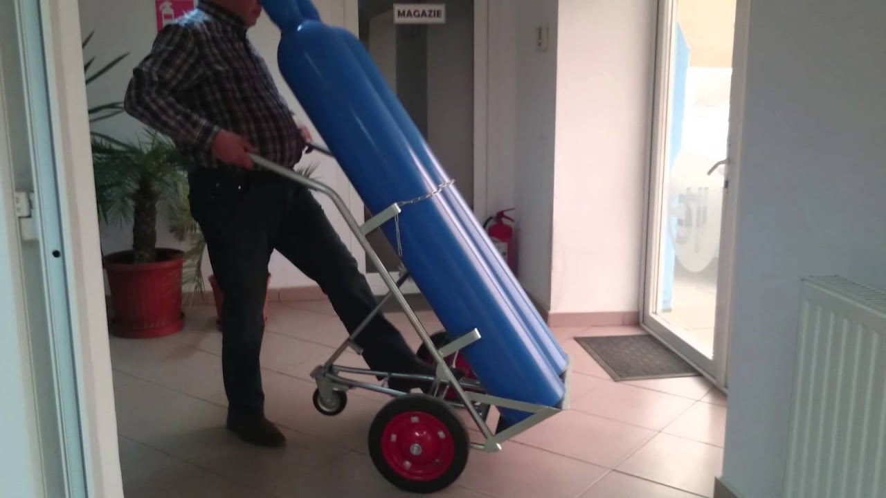 Carut transport butelie 40L - Dublu - YouTube