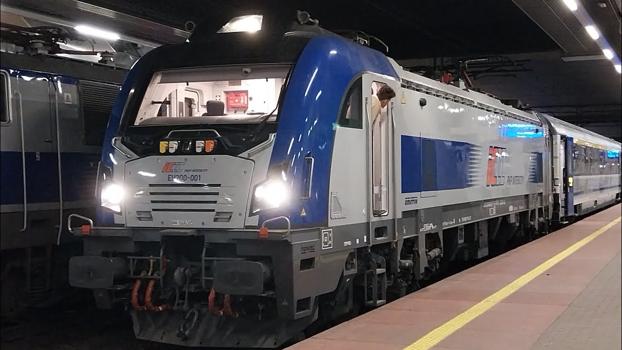 odjazd EU200-001 z EIC BOLESŁAW PRUS na stacji Poznań Główny - YouTube