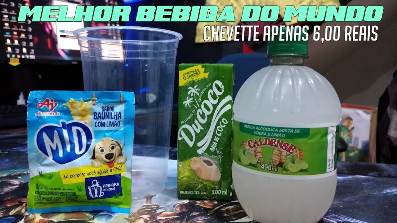 MELHOR BEBIDA DO MUNDO CHEVETTE apenas 6,00 reais (COROTE SUCO MID DE ...
