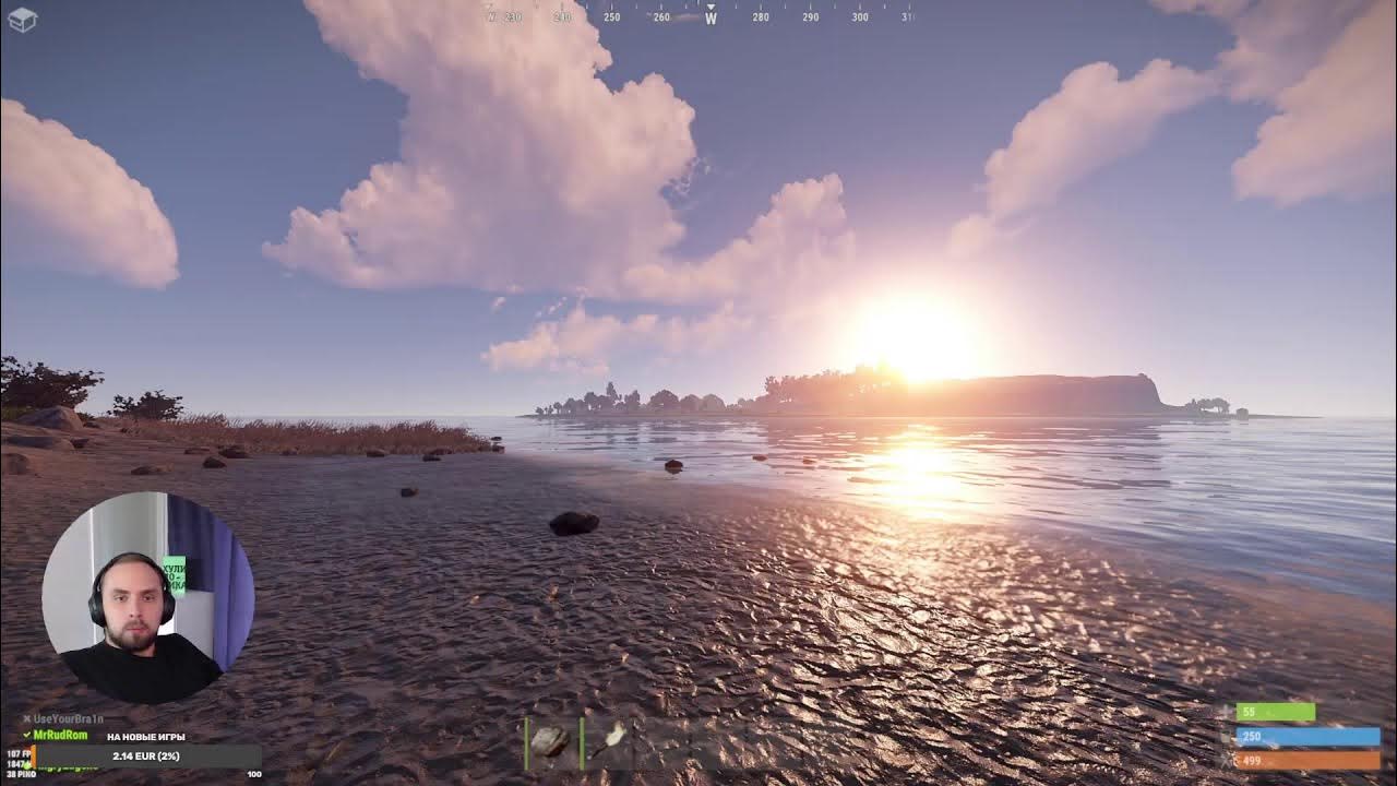 Новый сервер / 4 страдальца / Общение с чатом | Rust #35 - YouTube