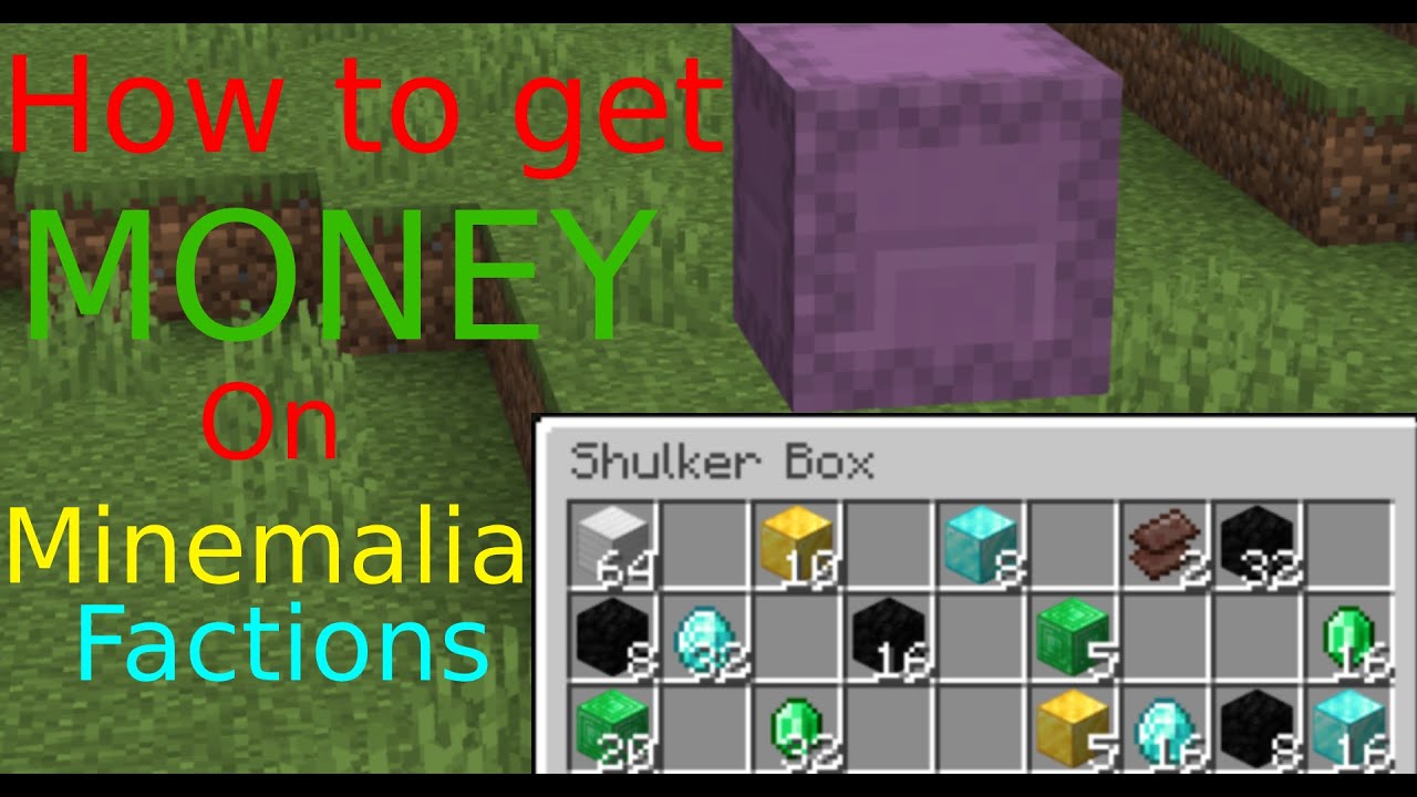 How to get easy money in Minemalia Factions - YouTube