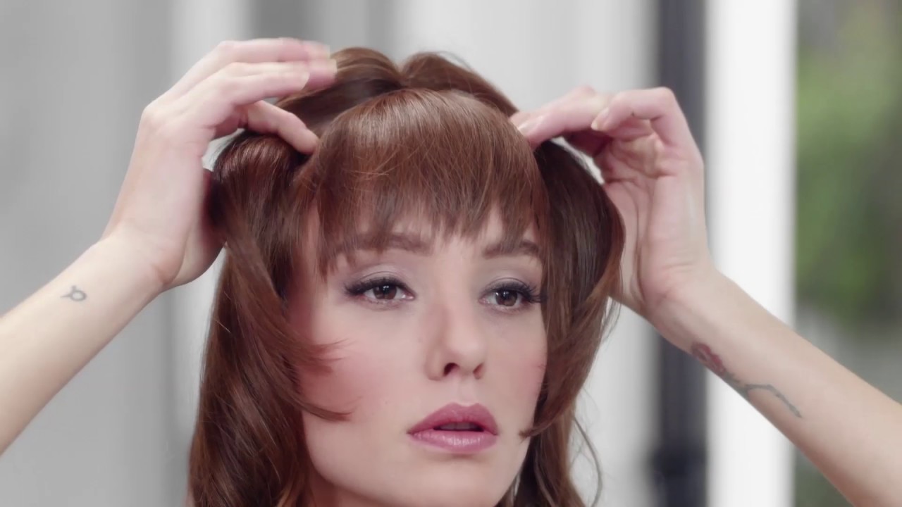 Clip In Bangs by HAIRDO | HOW TO - YouTube