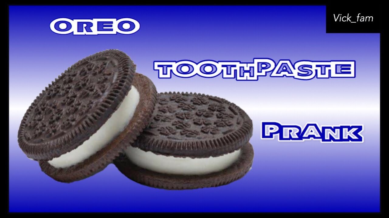 Oreo toothpaste prank ⁉️ #oreos #prank - YouTube