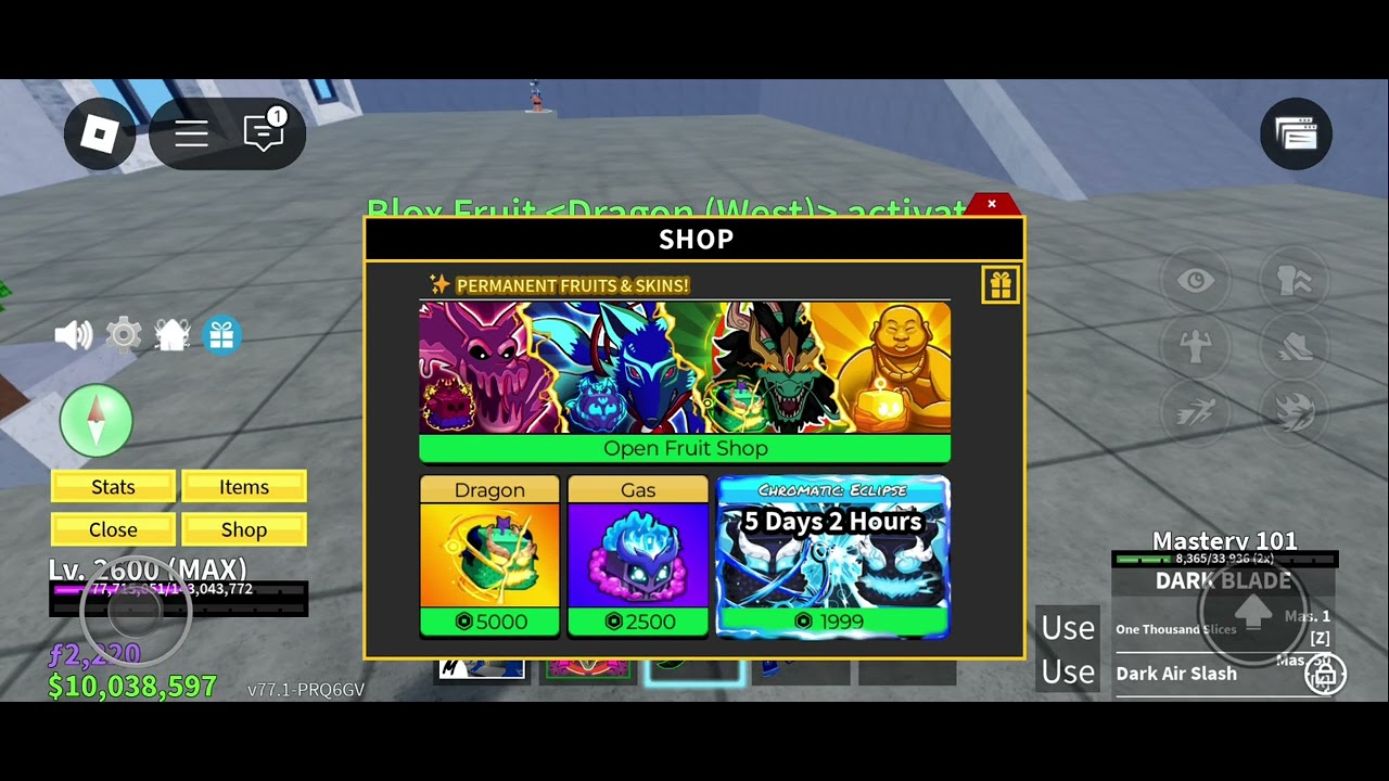 buying permanent dragon in blox fruits - YouTube