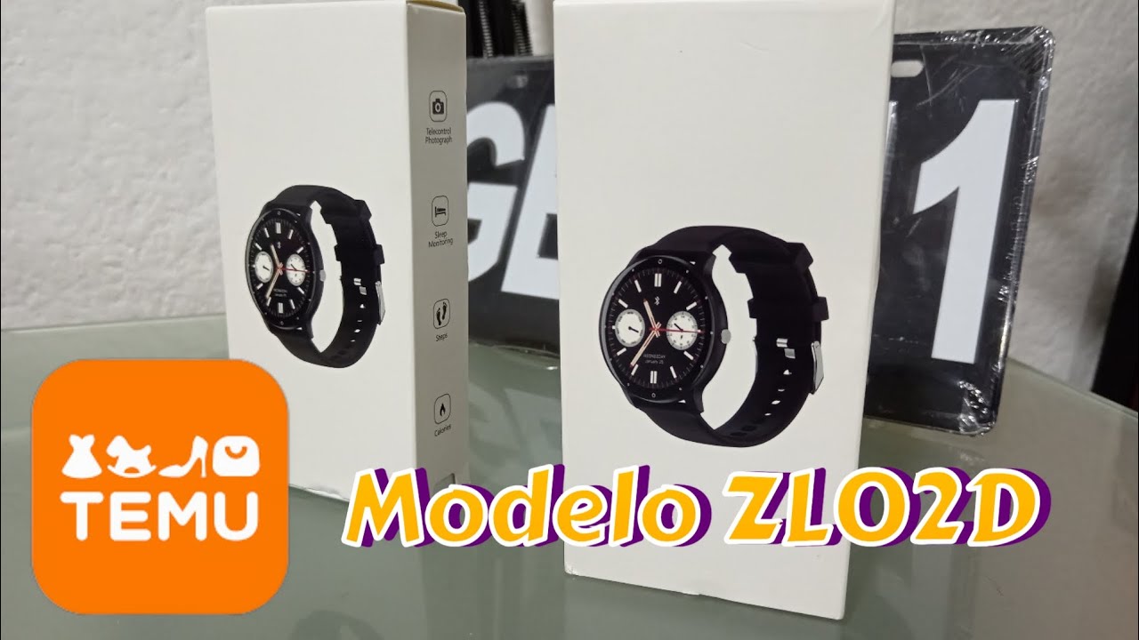 smart watch temu Modelo ZL02D TEMU unboxing - YouTube