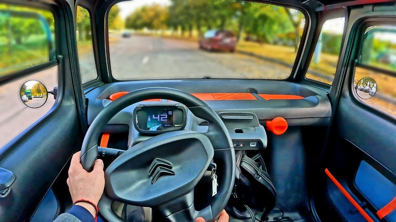 2023 Citroen AMI [ EV 8hp ] | POV Test Drive | Very cute little car ...