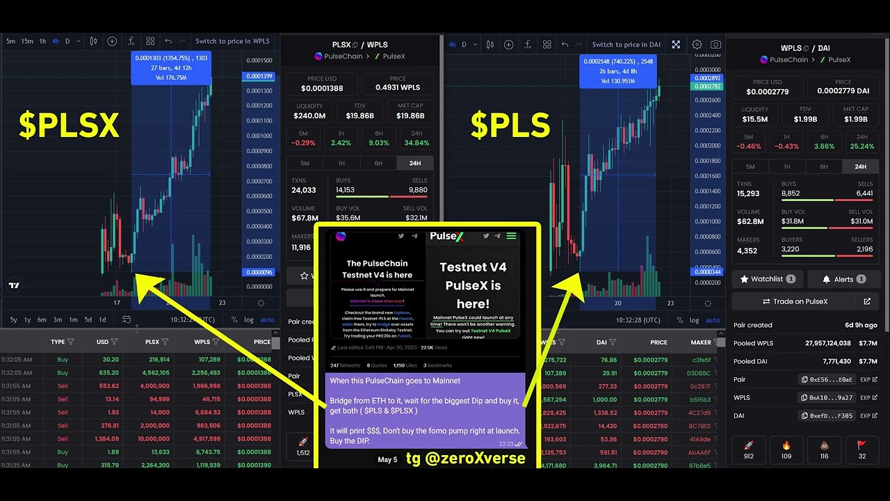 PulseChain is Pumping $PLS $PLSX - YouTube