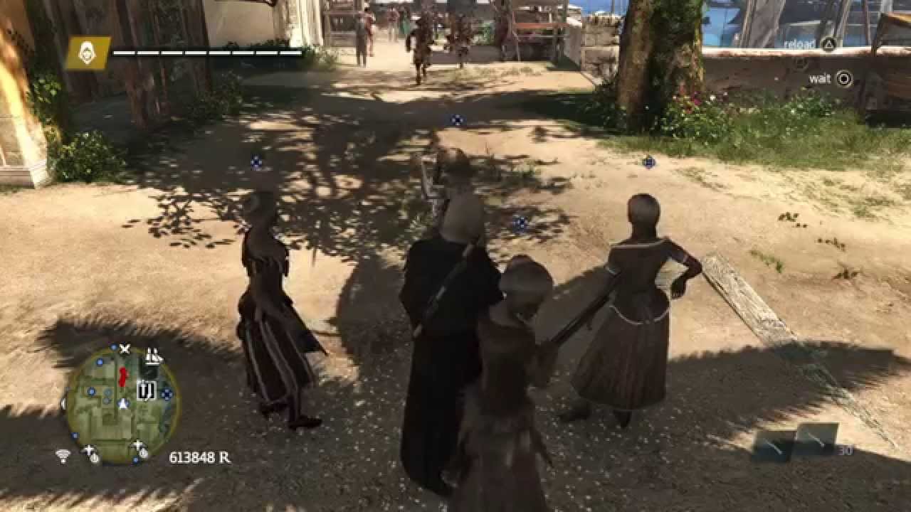 Assassin's Creed 4 - Using Dancers as Cover - YouTube