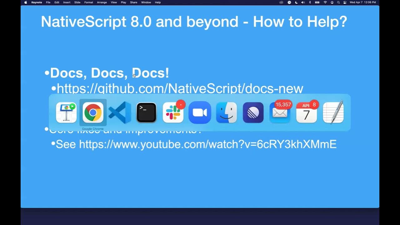 Nativescript Community Update April 7 2021 Youtube