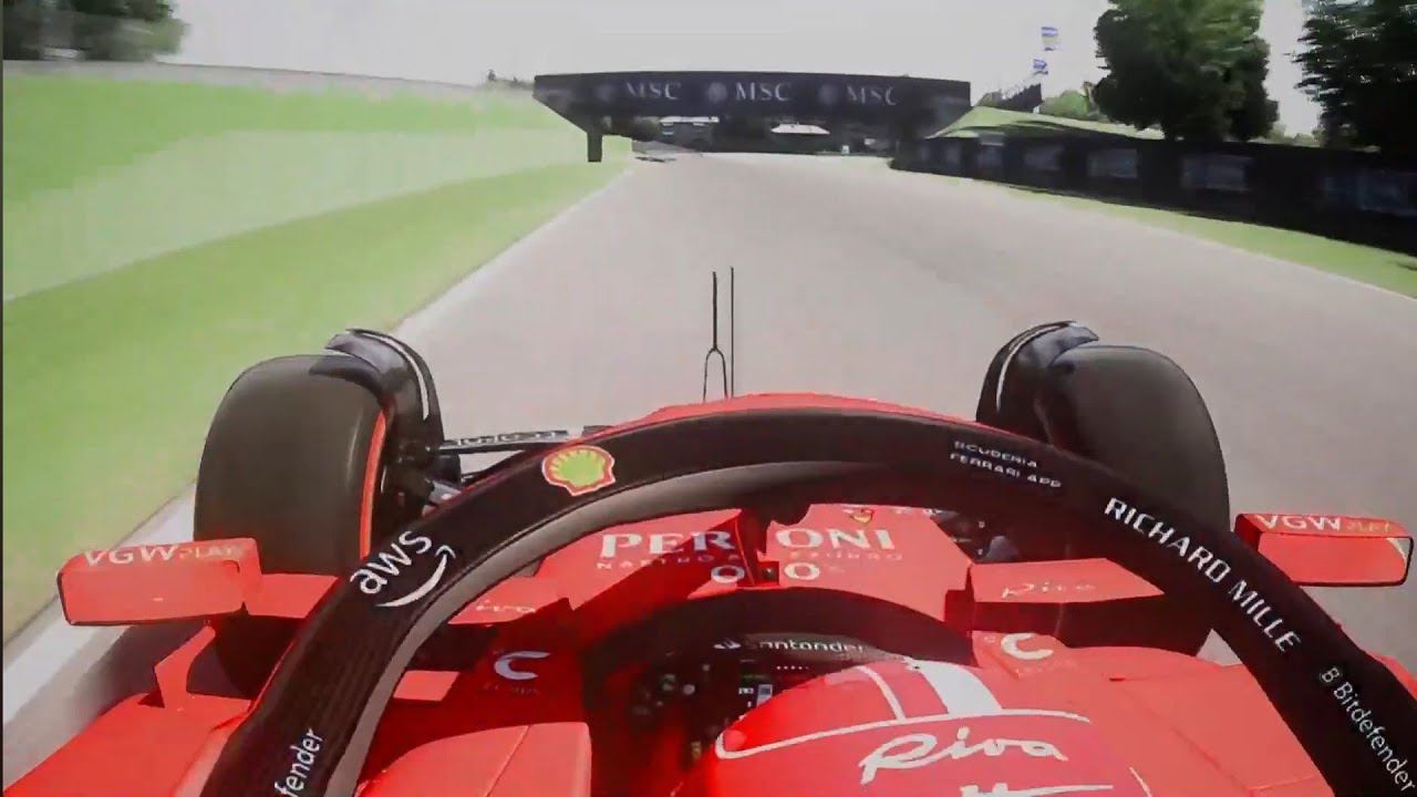 [Assetto corsa] Charles Leclerc Imola Flyinglap onboard - YouTube