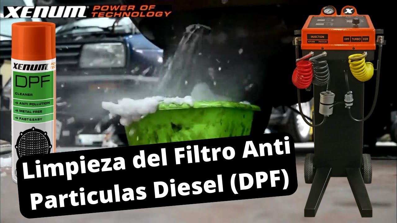 Servicio de Limpieza del filtro de particulas Diesel DPF - Maquina ...