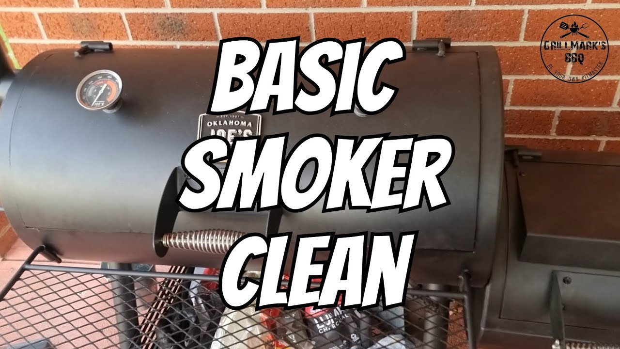 Basic Offset Smoker Clean - YouTube