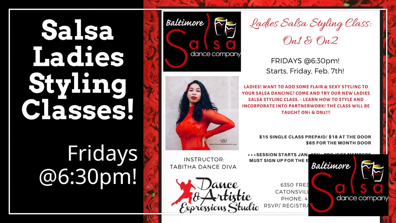 Salsa Ladies Styling Classes! - YouTube