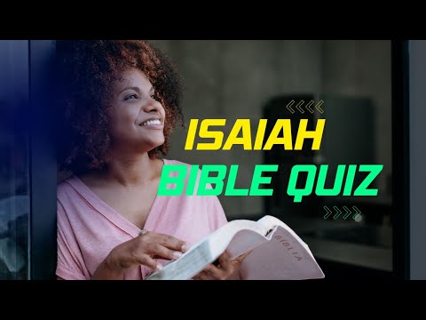 Isaiah Bible Quiz || Book of Isaiah Bible Quiz || 50 Questions ...