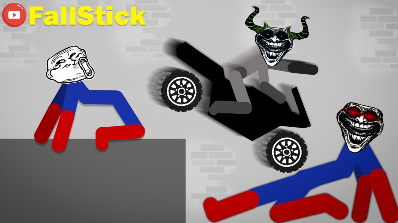 Best Falls | Stickman Dismounting compilation of funny moments | Fall ...