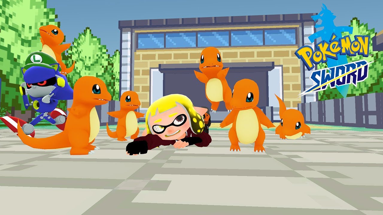 Pokemon Sword Charmander Run Ep 3 Water Time Rush - YouTube
