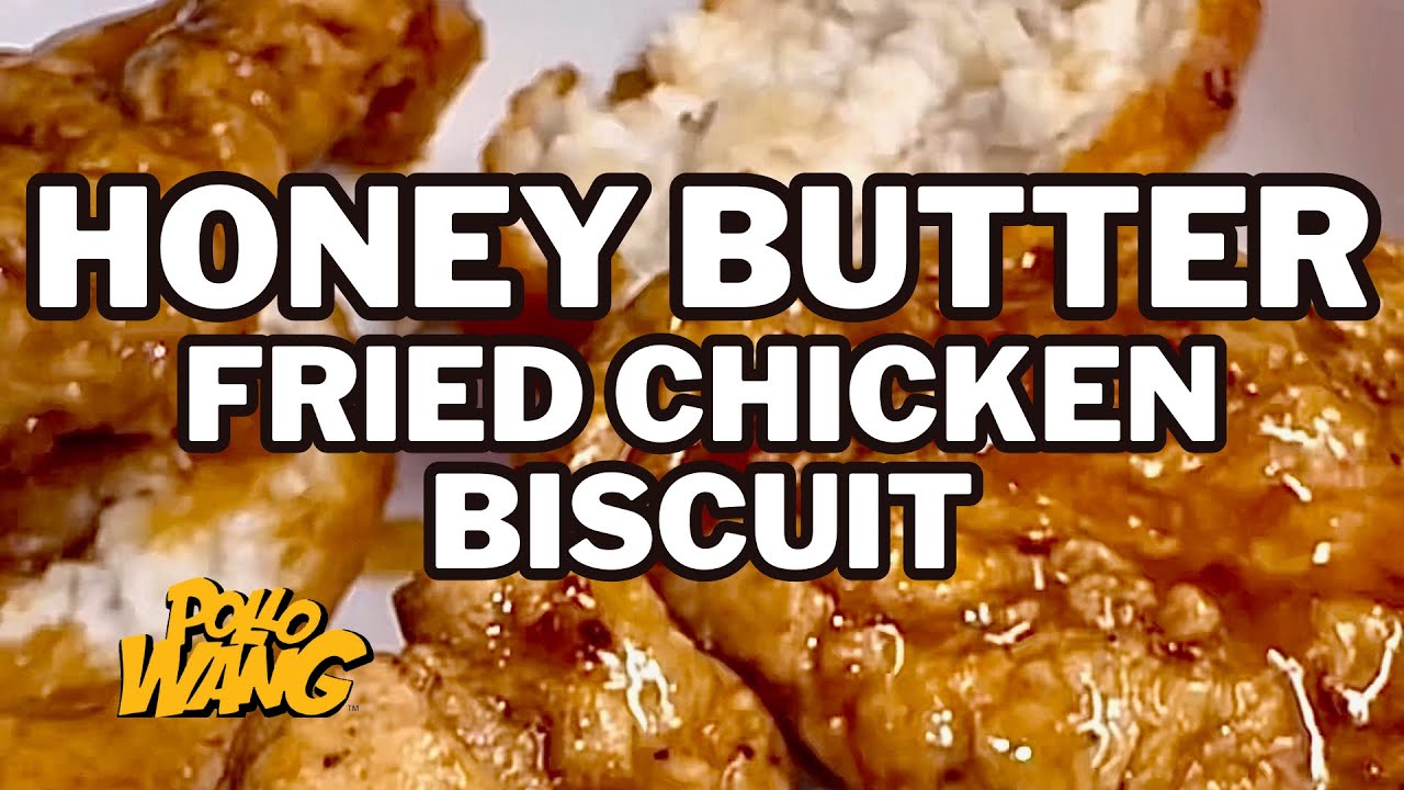 Honey Butter Whiskey Cola Fried Biscuits and Chicken - YouTube