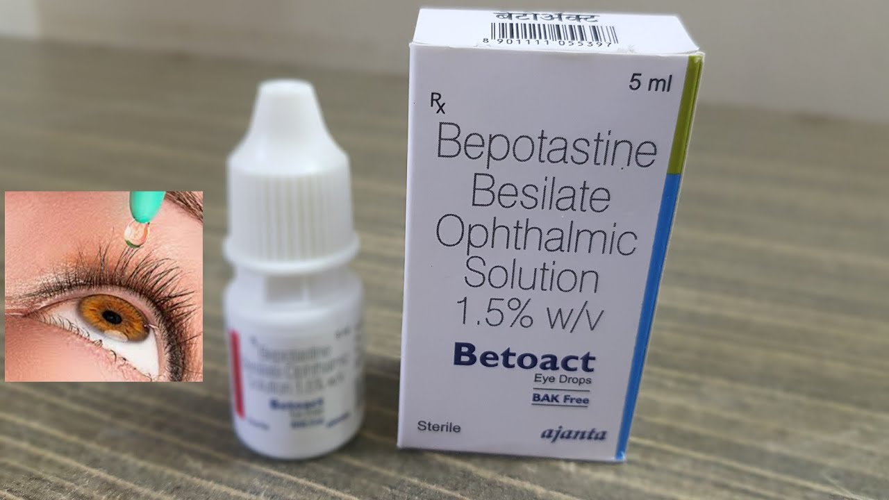 Betoact eye drops - YouTube