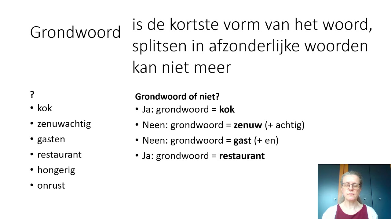 Samenstellingen, afleidingen, grondwoord - YouTube