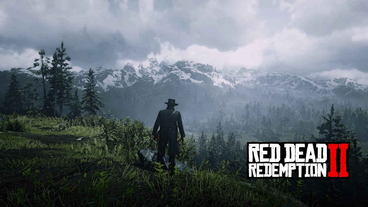 Relaxing Walk in the Rain - Strawberry Red Dead Redemption 2 - YouTube
